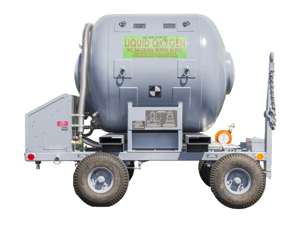 500 Gallon Liquid Oxygen Trailer, Essex Industries